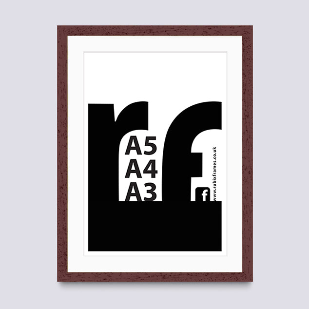 Wood Walnut Finish A3 A4 A5 Frame – Rubix Frames