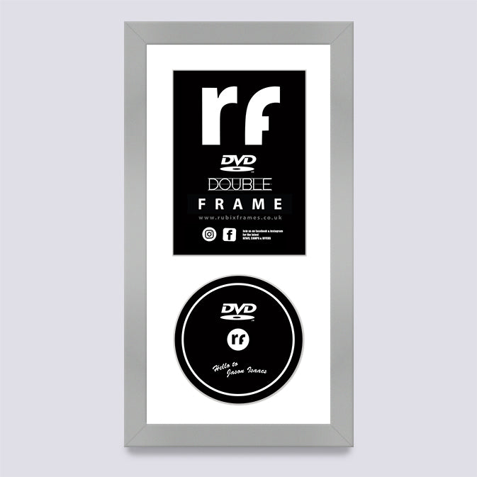 Silver DVD Cover & Disc Frame – Rubix Frames