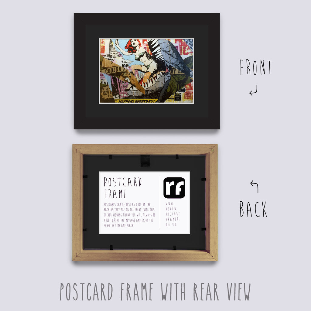 Black Postcard Picture Frame – Rubix Frames