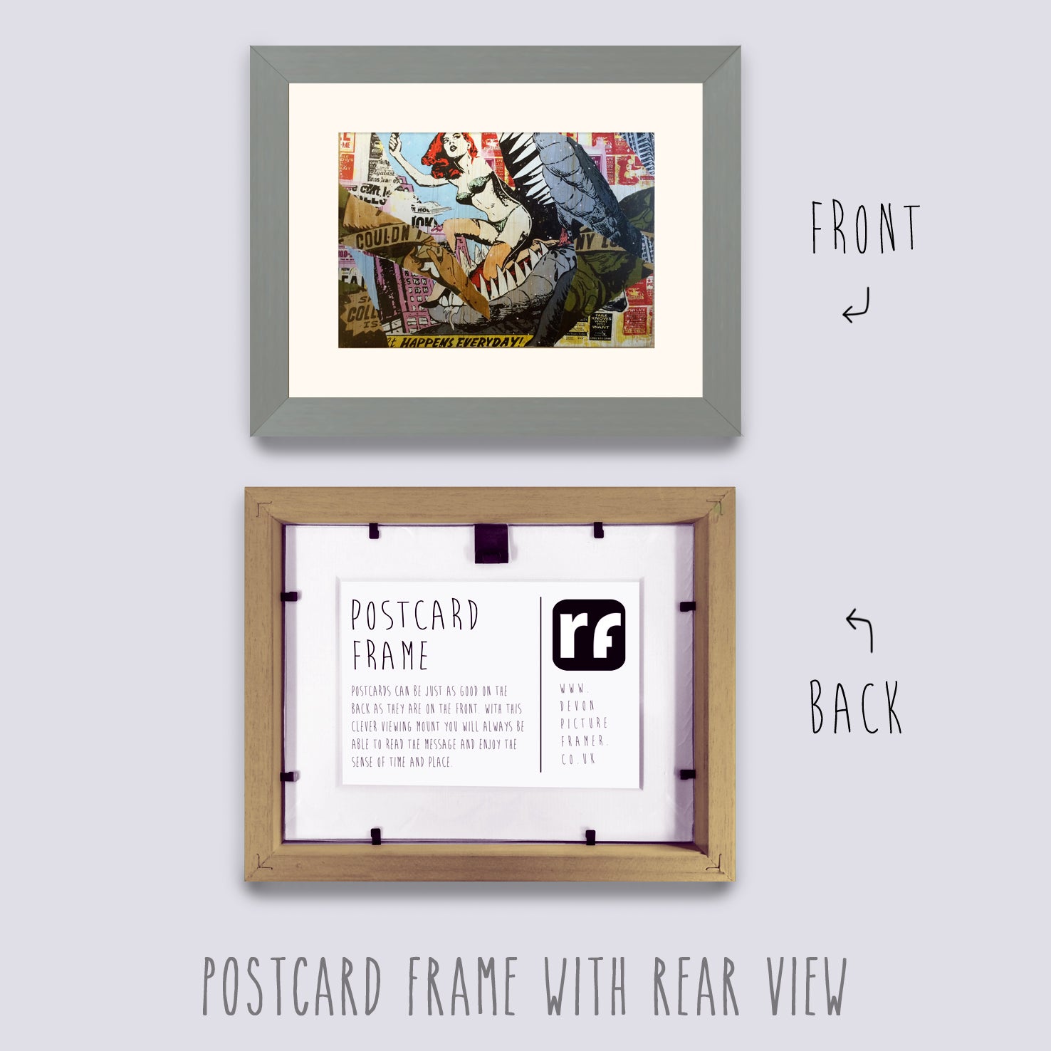 frames for postcards uk