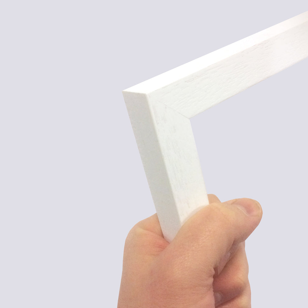 White (Wood Grain) DVD Cover Frame – Rubix Frames