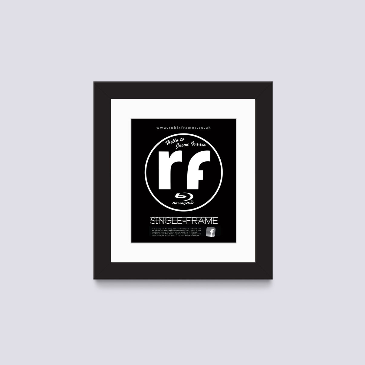 Black Blu-ray Frame – Rubix Frames