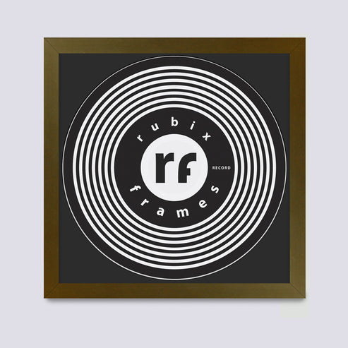 Gold Vinyl Record Frame – Rubix Frames