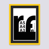 Yellow A3 A4 A5 Frame – Rubix Frames