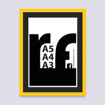 Yellow A3 A4 A5 Frame – Rubix Frames